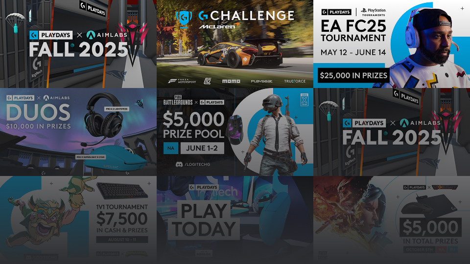 Logitech G Events & PLAYDAYS